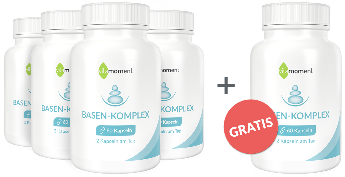 Basen-Komplex Kapseln für Säure-Basen-Haushalt