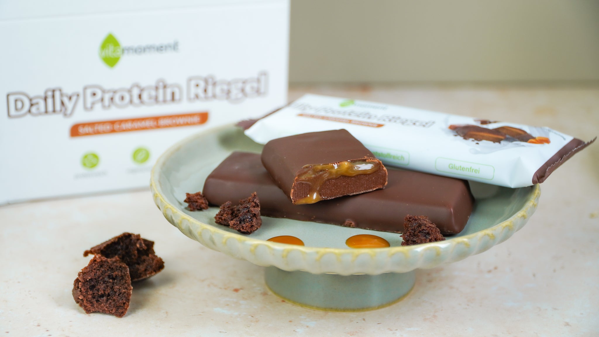 Protein-Riegel | 15g Eiweiß | nur 201 Kcal | ohne Zuckerzusatz