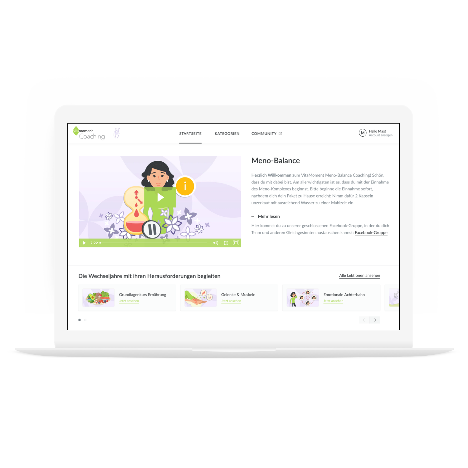 Meno-Balance-Kur für entspannte Wechseljahre