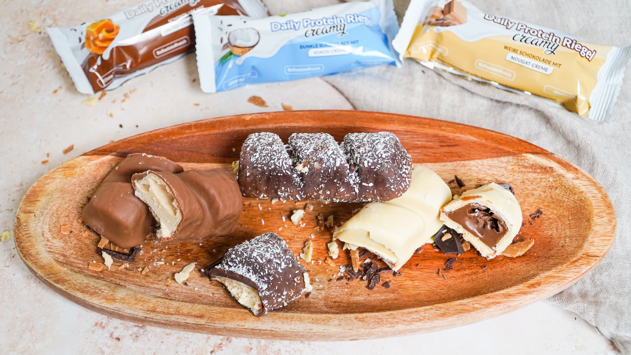 Daily Protein-Riegel Creamy eiweißreicher Schokoriegel